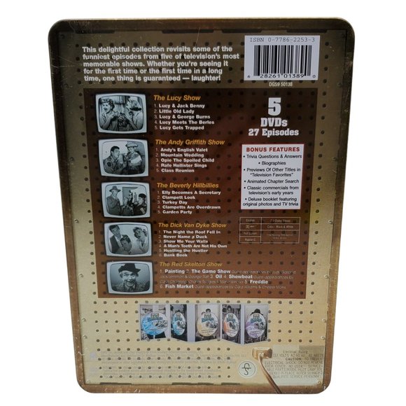 Madacy Entertainment | Media | Tv Nostalgia Dvd Tin Box Set Lucy Andy ...